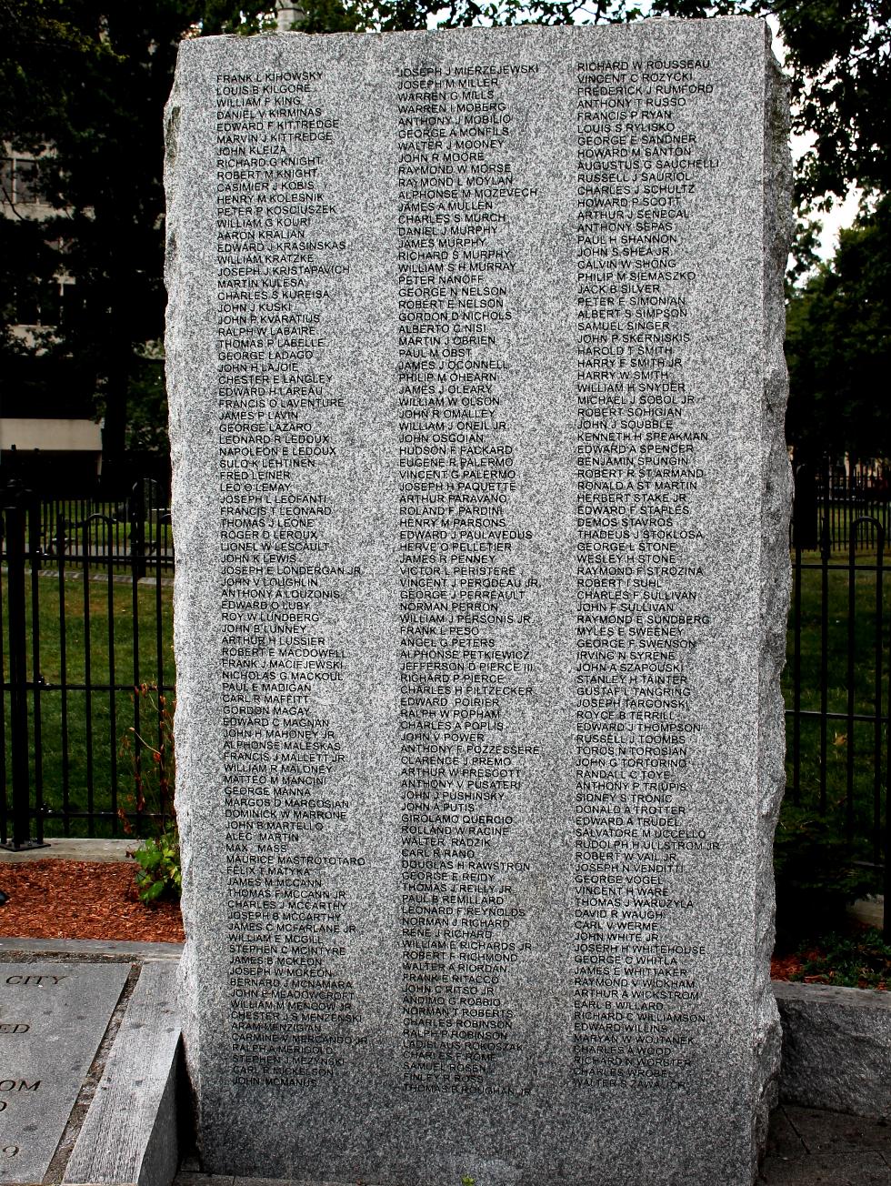 Veterans Memorials In Massachusetts Towns